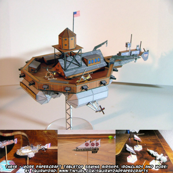 Paper Wargames: Steampunk, Ironclads, papercraft