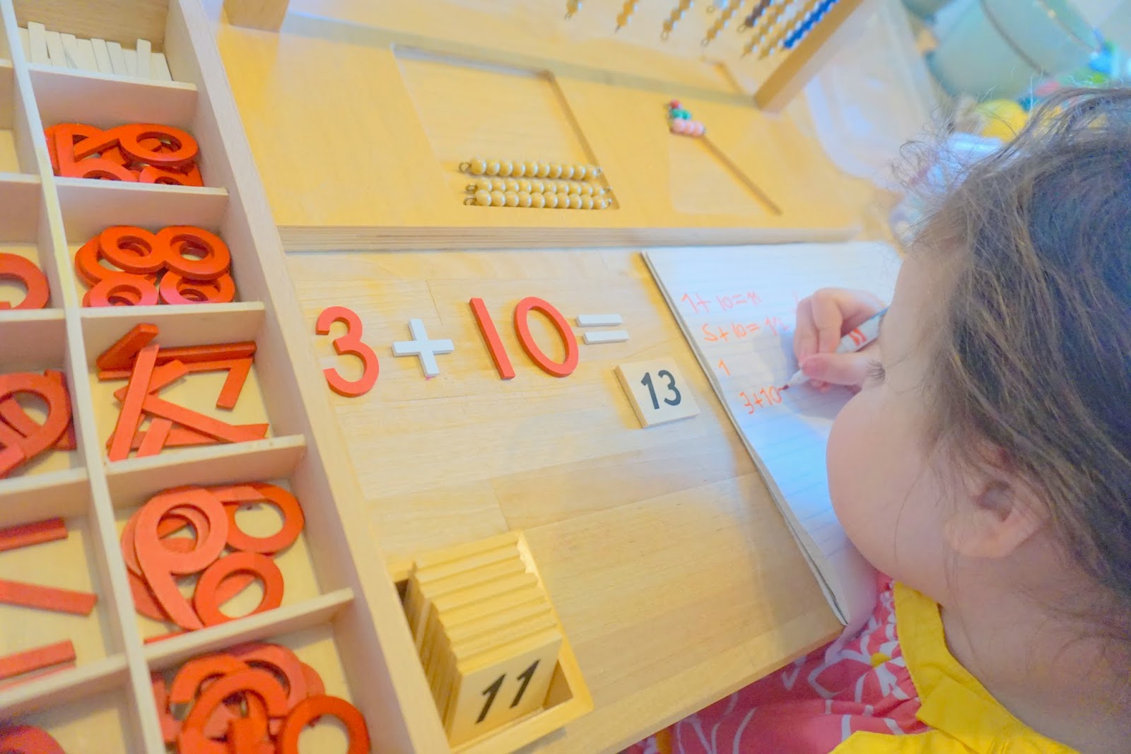 Addition - Montessori Teen Hanging Bead Frame - "Making Montessori Ours"