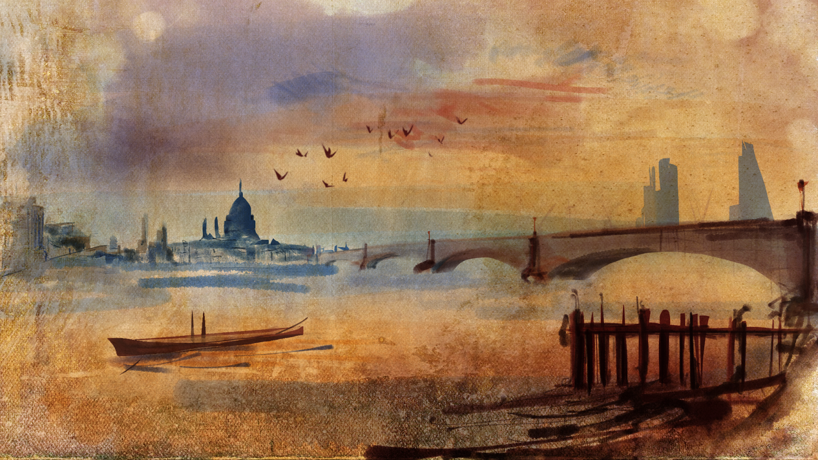 Jonny J Hutton Art: Turner inspired London pieces