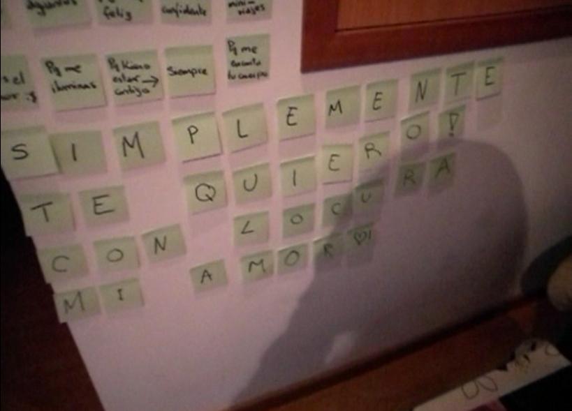 Regalos manuales de amor: Post-it romanticos everywhere!