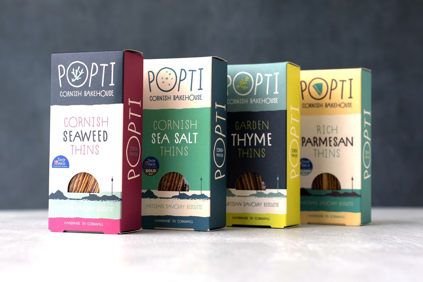 Popti - Cornish Bakehouse Rebrand on Packaging of the World - Creative ...