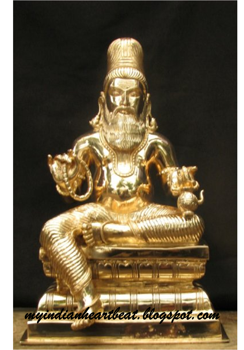 The Divine Soul: Saint Agathiyar's statue
