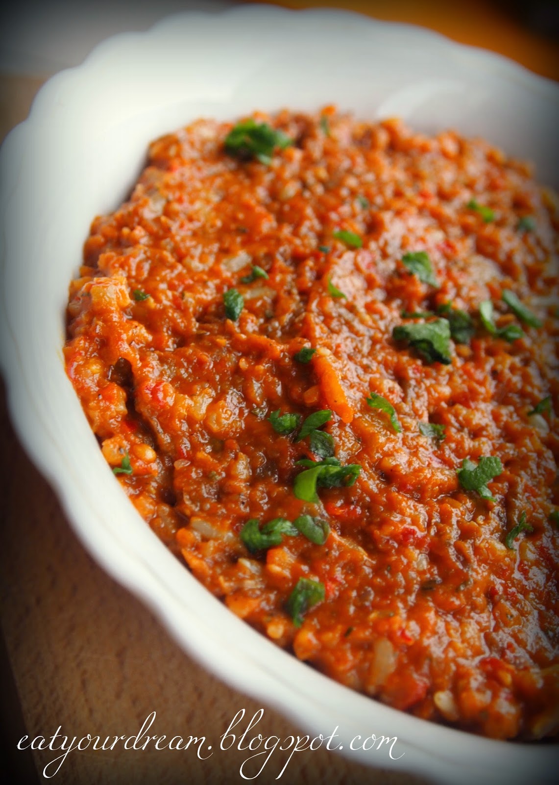 EAT YOUR DREAM: domowy wegański paprykarz