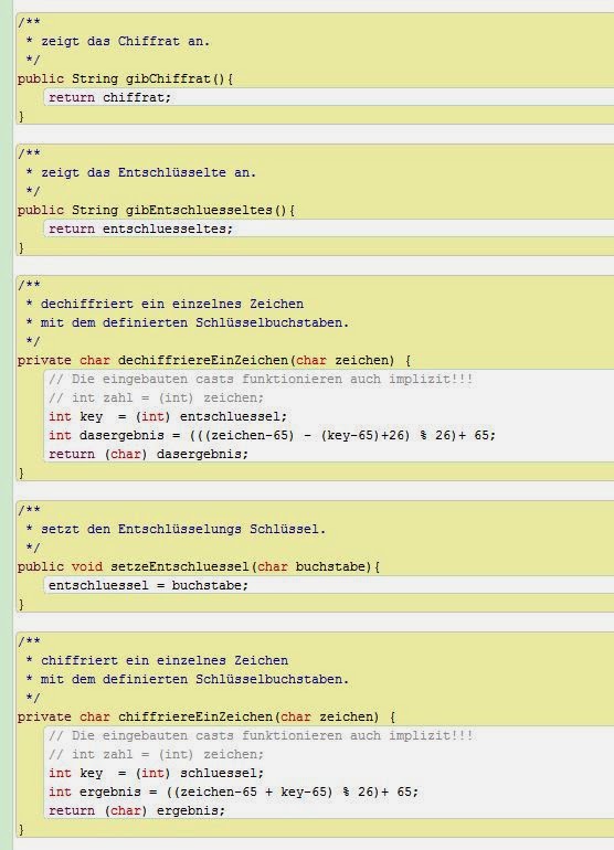 Samuel's Informatikblog: Ver- und Entschlüsselung mit Caesar