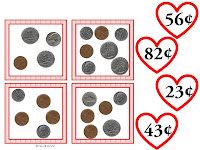 Classroom Freebies Too: Valentine's Coin Center