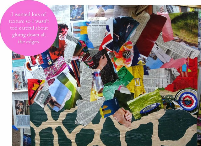 Classica & Lillie: DIY Collage Letters Wall Art