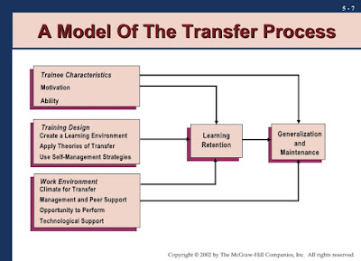 Training & Development Blog: TRAINING DESIGN PROCESS - STEP 4 (TRANSFER ...