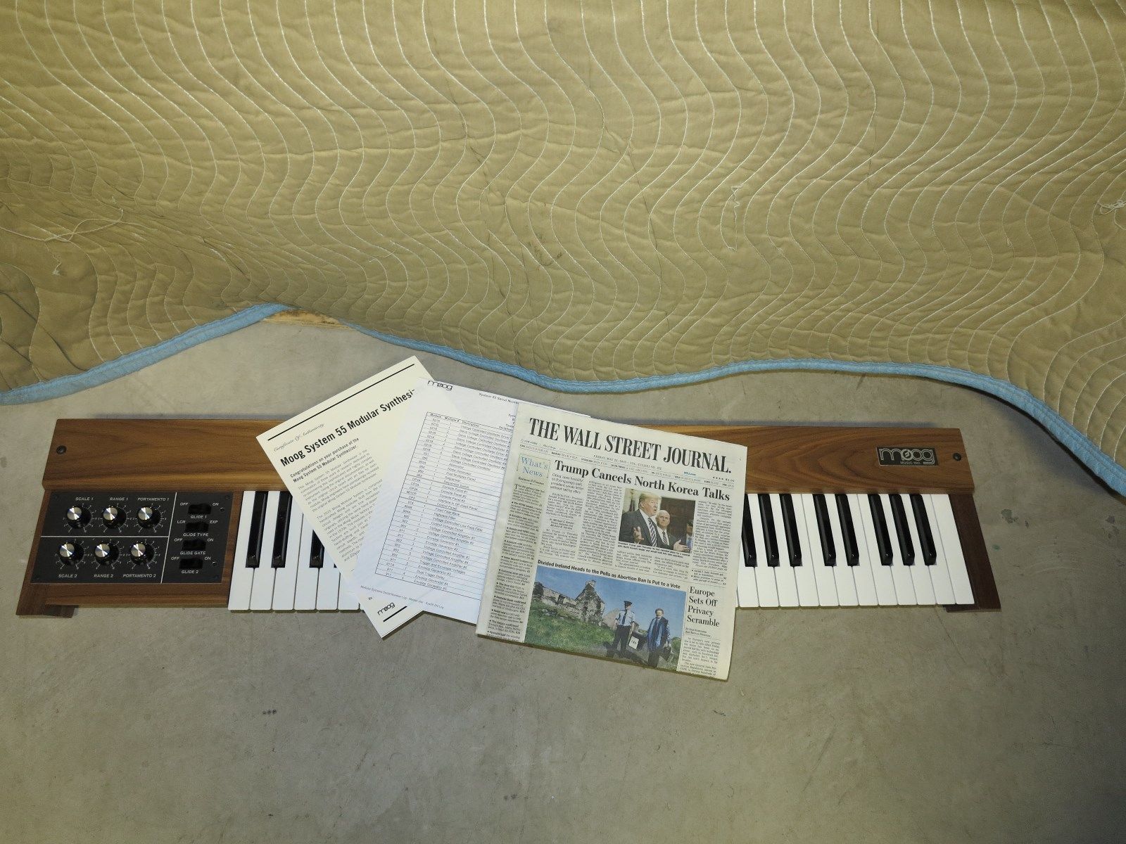 MATRIXSYNTH: Moog Model 55 Modular Synthesizer with 953 Keyboard