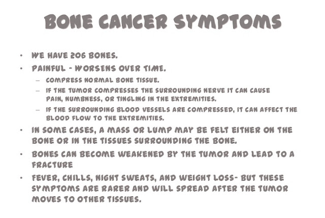 The Health Website Symptoms Of Bone Cancer