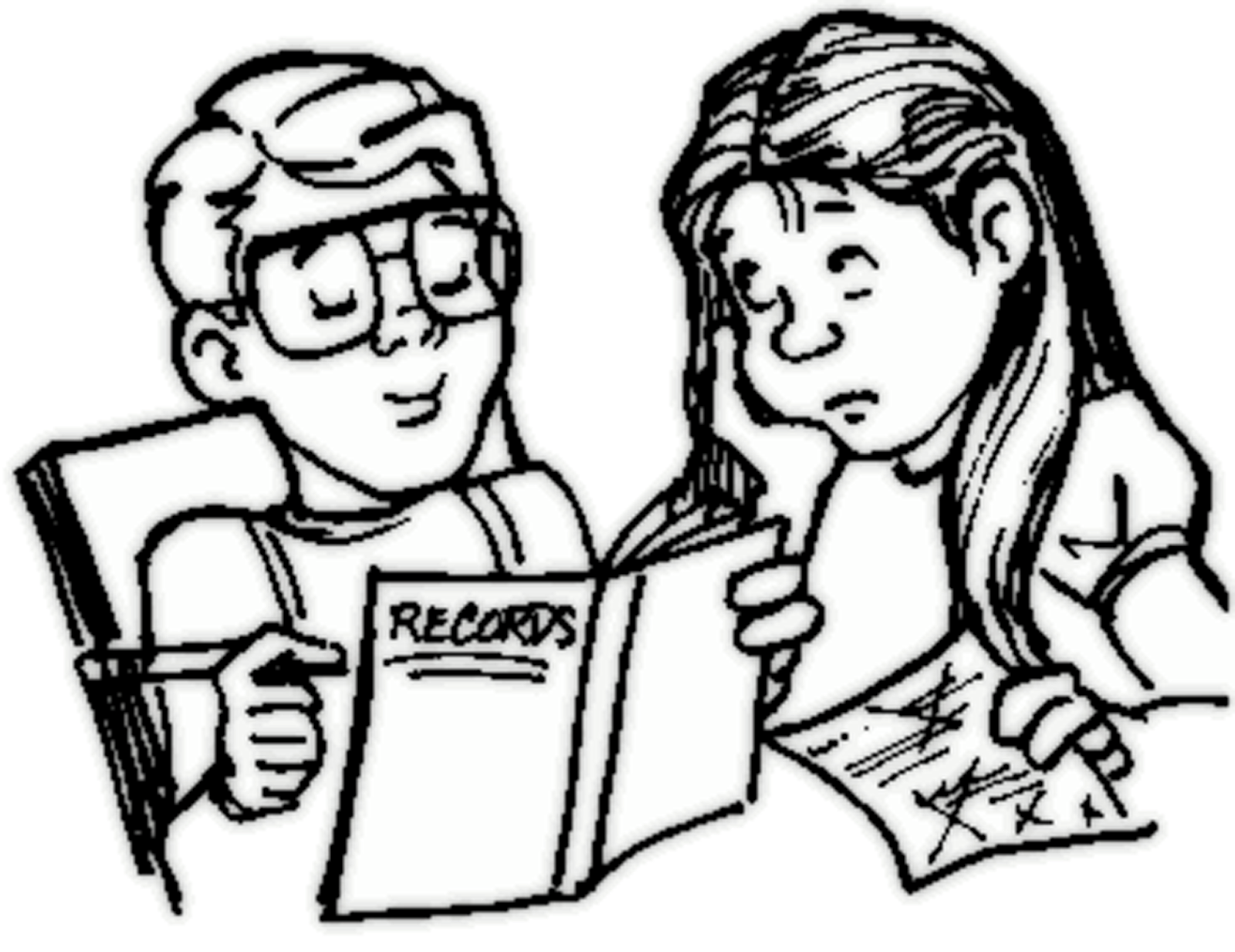 Coloring Pages Colouring Pages Coloring Books: Kids Doing Homework
