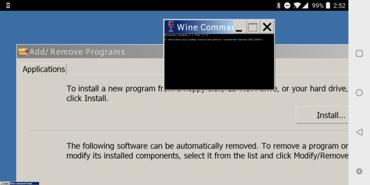 Running Windows apps on your Android device using Wine