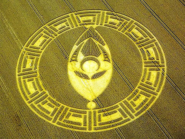 Aerial View Tricopter FPV of the Crop Circle at Cooks Plantation ...