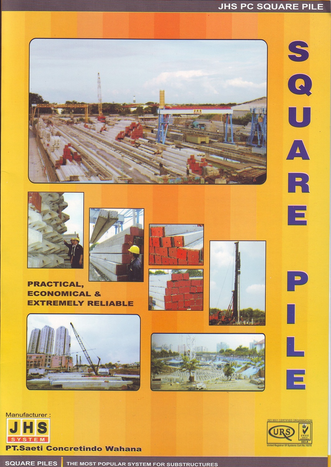 Pondasi Tiang Pancang ( JHS Square Pile ) - Media Bangunan