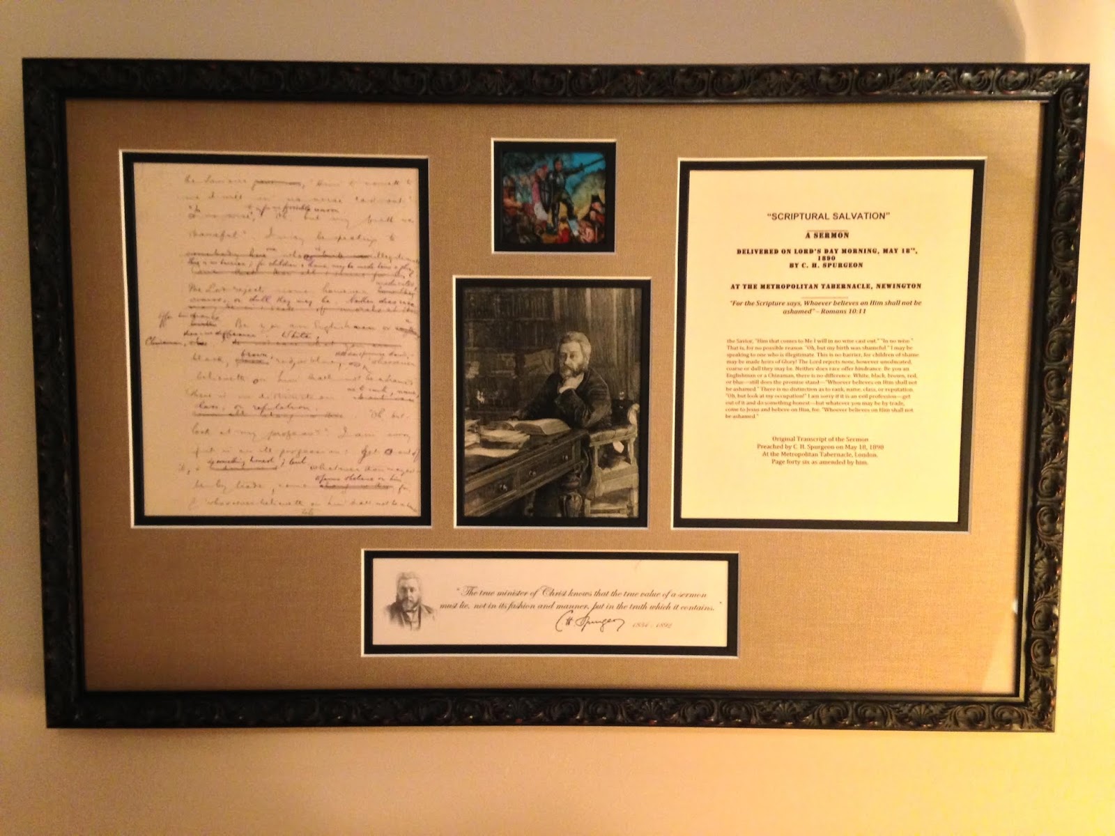 The J.C. Ryle Archive : Authentic Charles Spurgeon Sermon Page ...