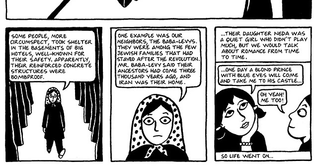 Read Persepolis 1, Section 18: The Shabbat, Page 135