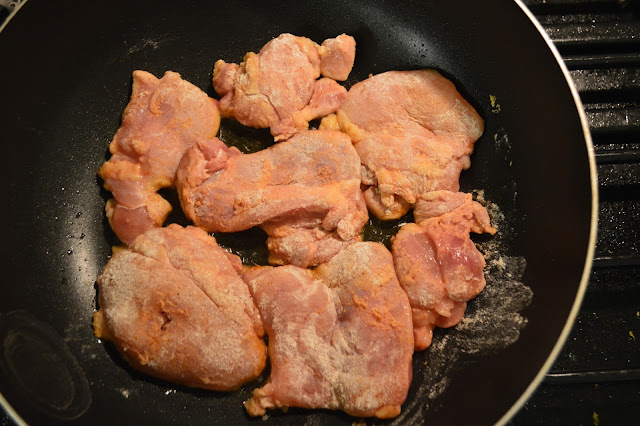 Mint and Mimosas: #327: Chicken Thighs Stewed with Chickpeas, Onion and ...