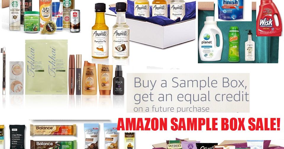 Amazon Sample Box Sale: Buy a Sample Box and Receive Back The Price You ...