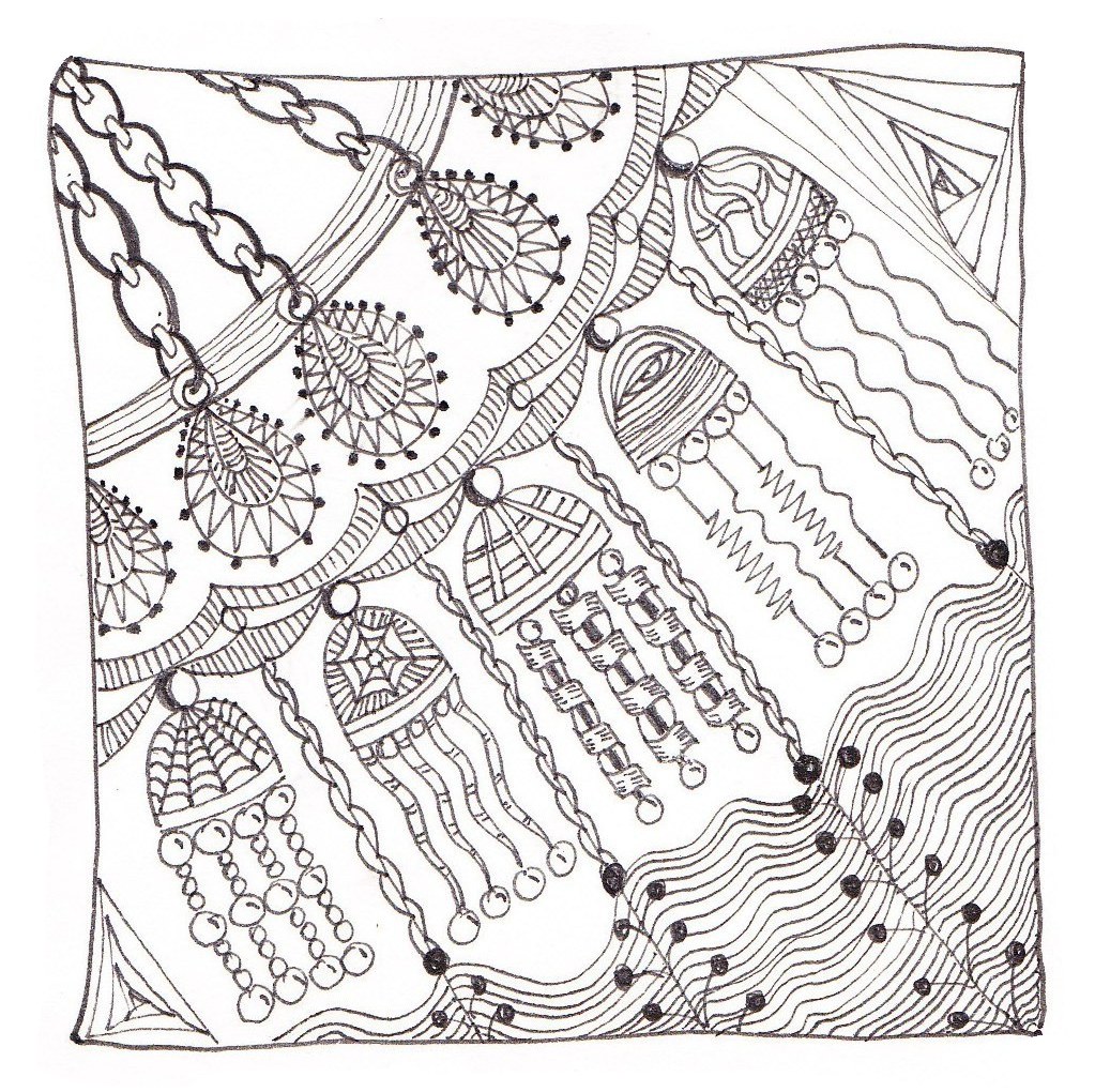 Journey Through Zentangle Art: Zentangle Tiles