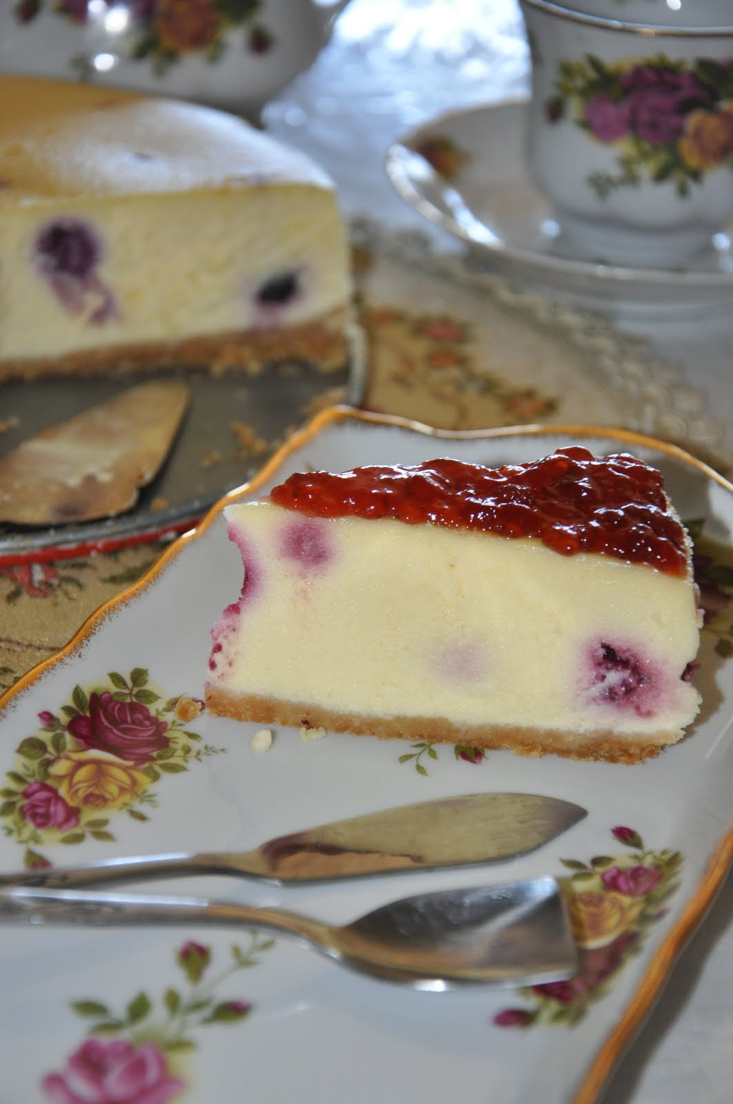 moments ...: Mixed Berry Cheesecake...