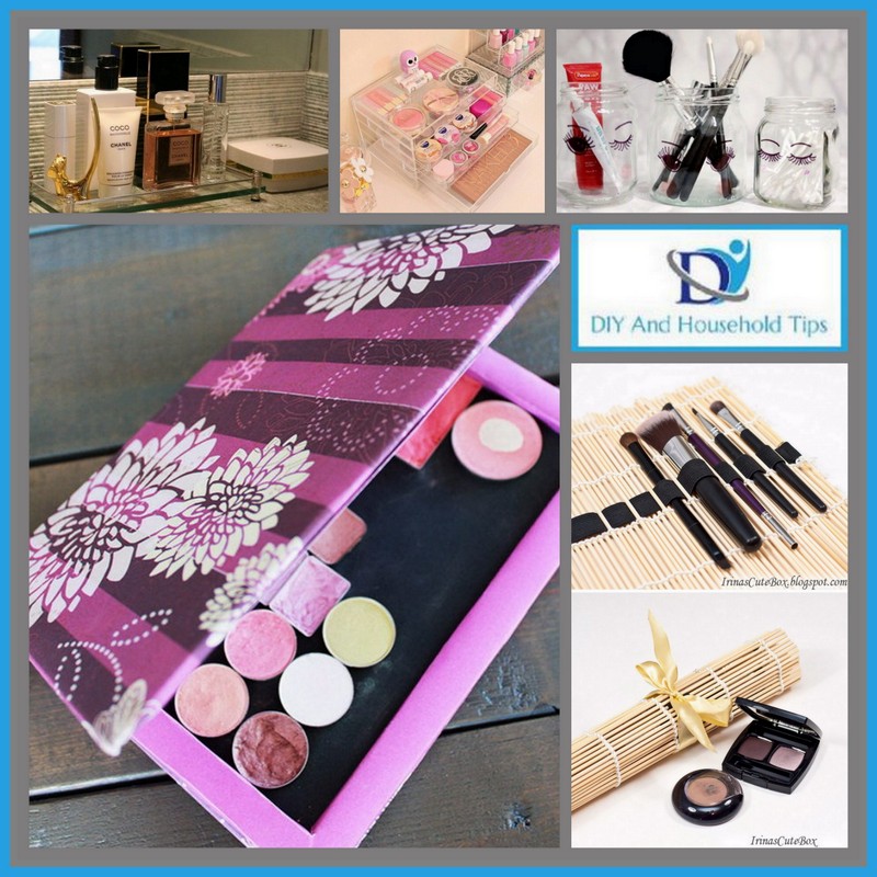 DIY And Household Tips: Creative Makeup Storage Ideas And Hacks For Girls