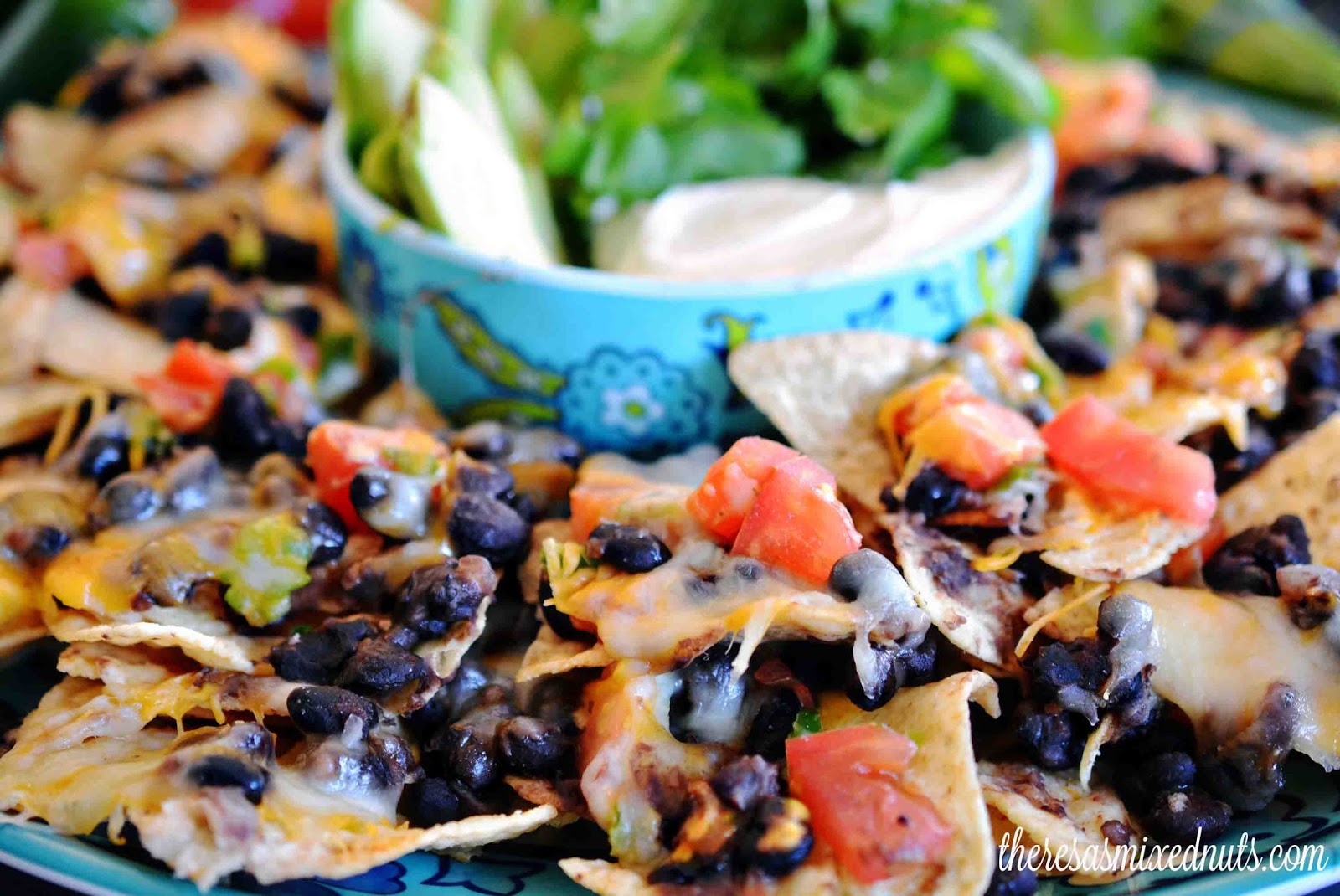 Theresa's Mixed Nuts: Black Bean Nachos for Cinco de Mayo