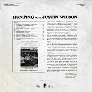 Vintage Stand-up Comedy: Justin Wilson - Hunting With Justin Wilson 1972