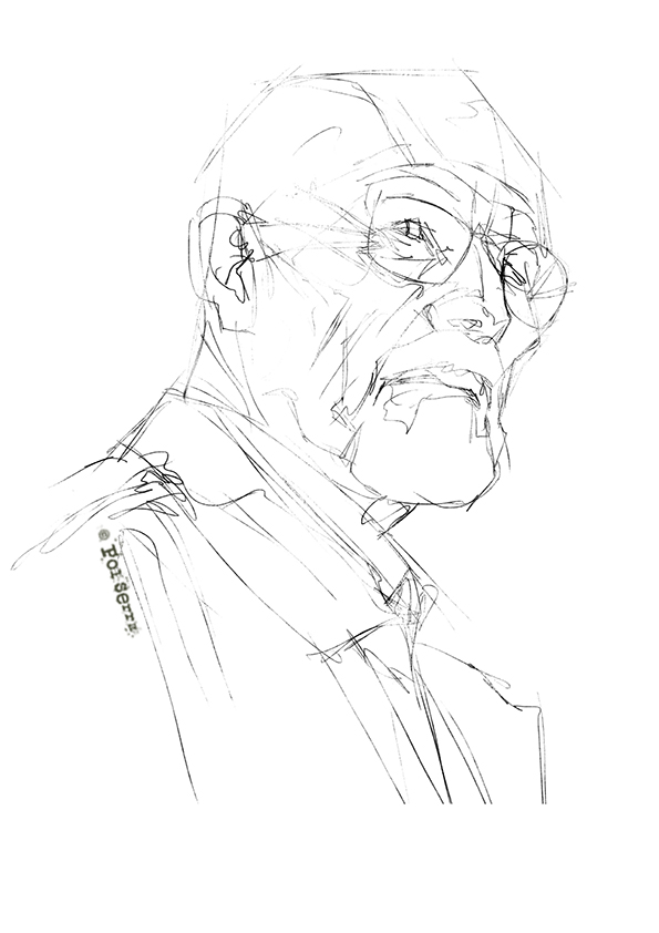 Breaking bad / Bryan Cranston Sketch