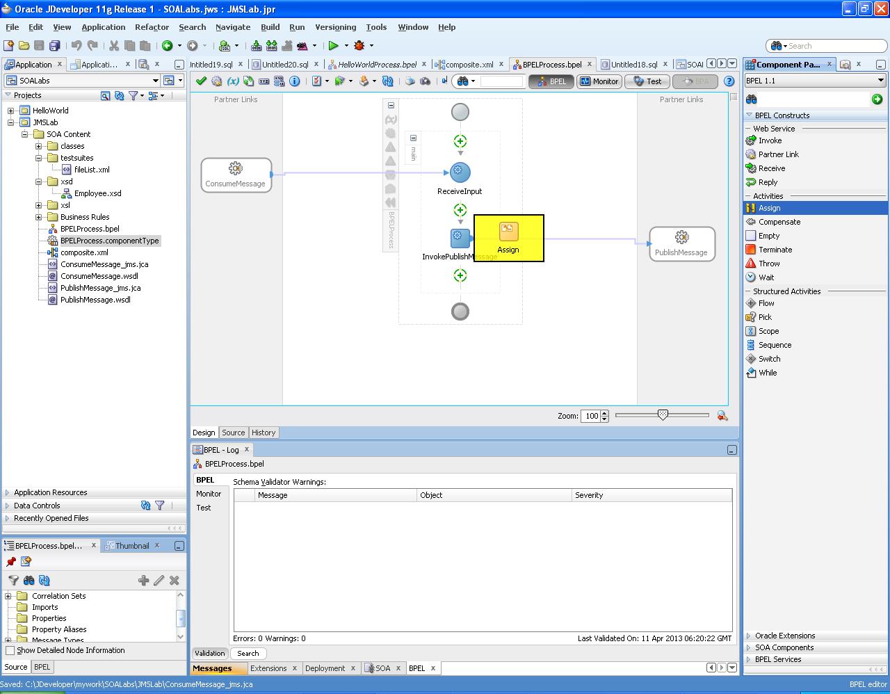 lakshmiprasannarao: Oracle SOA-- JMS Adapter Tutorial
