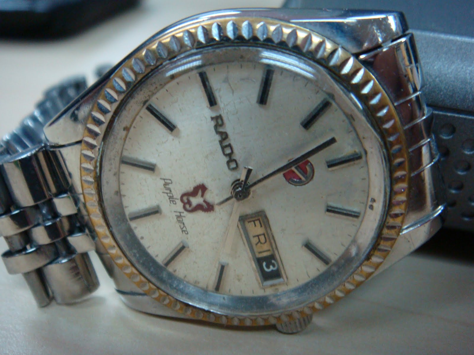 kunci jam: Rado Purple Horse...very vintage dial