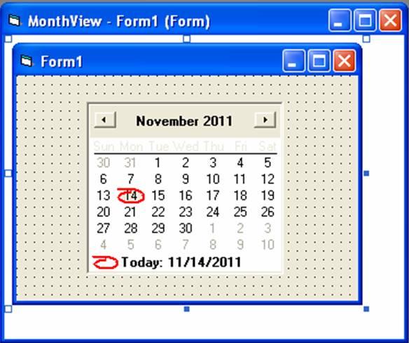 Month View (Calendar) Project