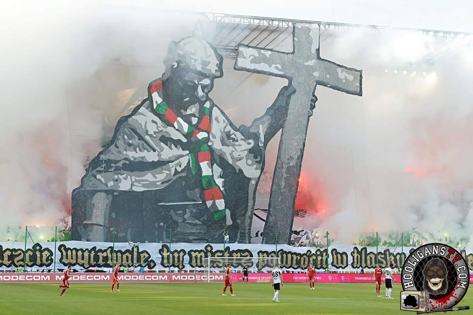 Canteos CLUM (94): Tifos del Legia de Varsovia