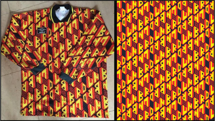 Football teams shirt and kits fan: Galatasaray GK 1994 Pattern