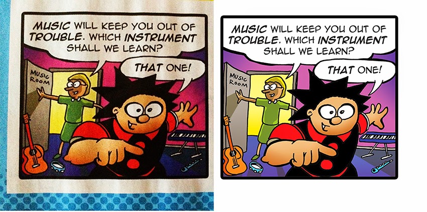 Kev F comic art: Who is Bananaman? - this week's Beano