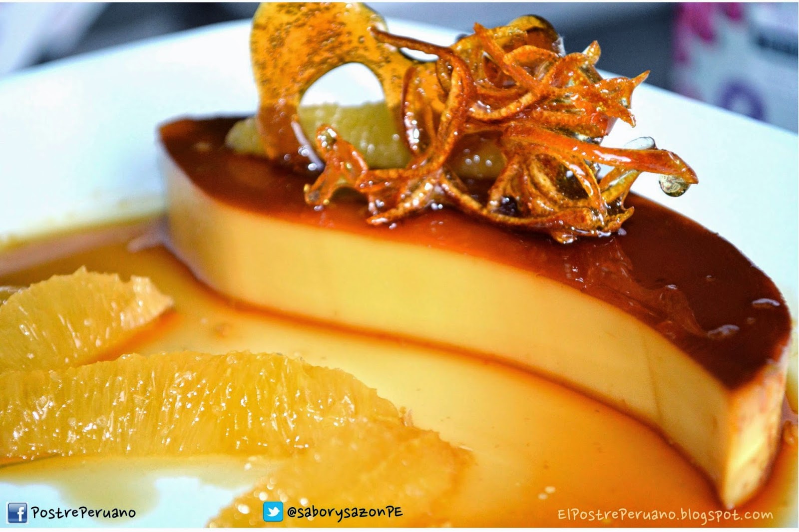RECETA SENCILLA : FLAN DE NARANJA - RECIPES ~ POSTRES DEL PERU Y DEL MUNDO