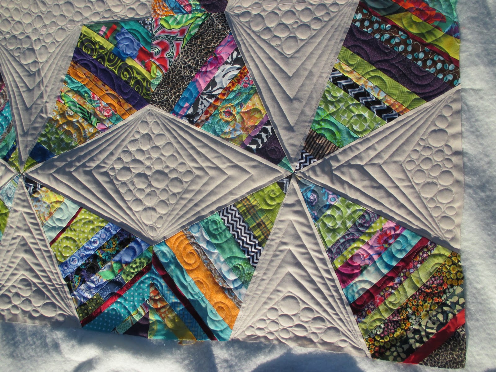 Down To Sew: Butterfly strip piece