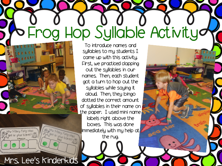 Mrs. Lee's Kindergarten: TONS of FROGGY FUN!