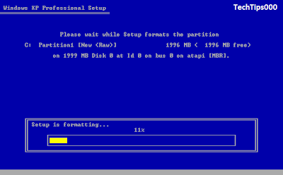 How To Install Windows XP Step By Step With Screenshot ~ techtips000