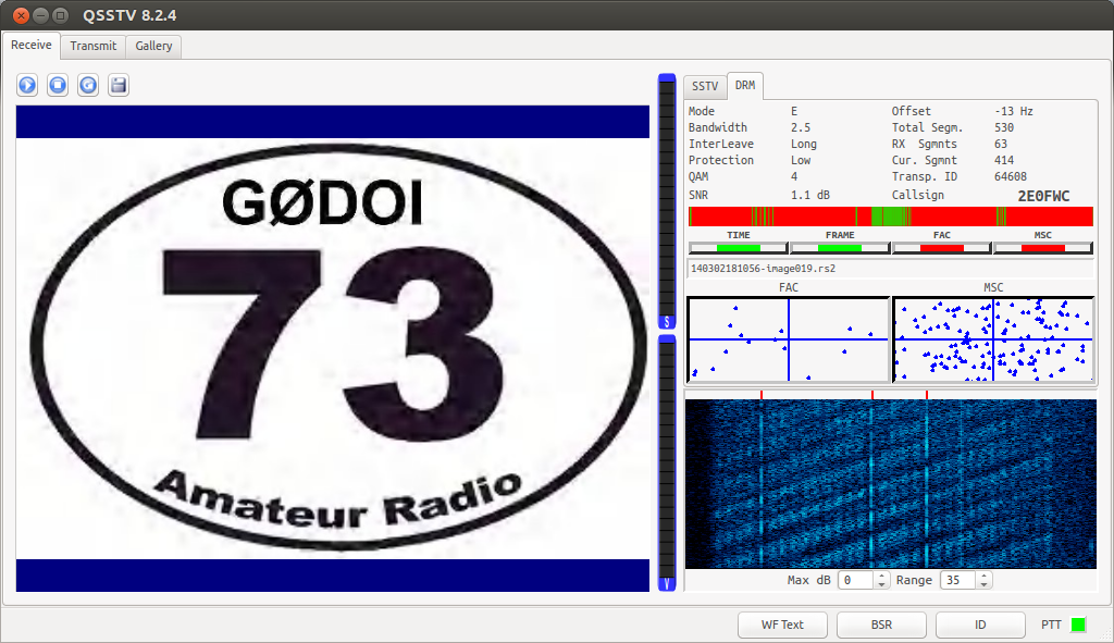 g0hww.blog: QSSTV with hampal digital SSTV