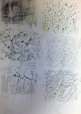 Art & Design Blog: Week Three: Graphite Rubbing & Wax-Resist Experiments