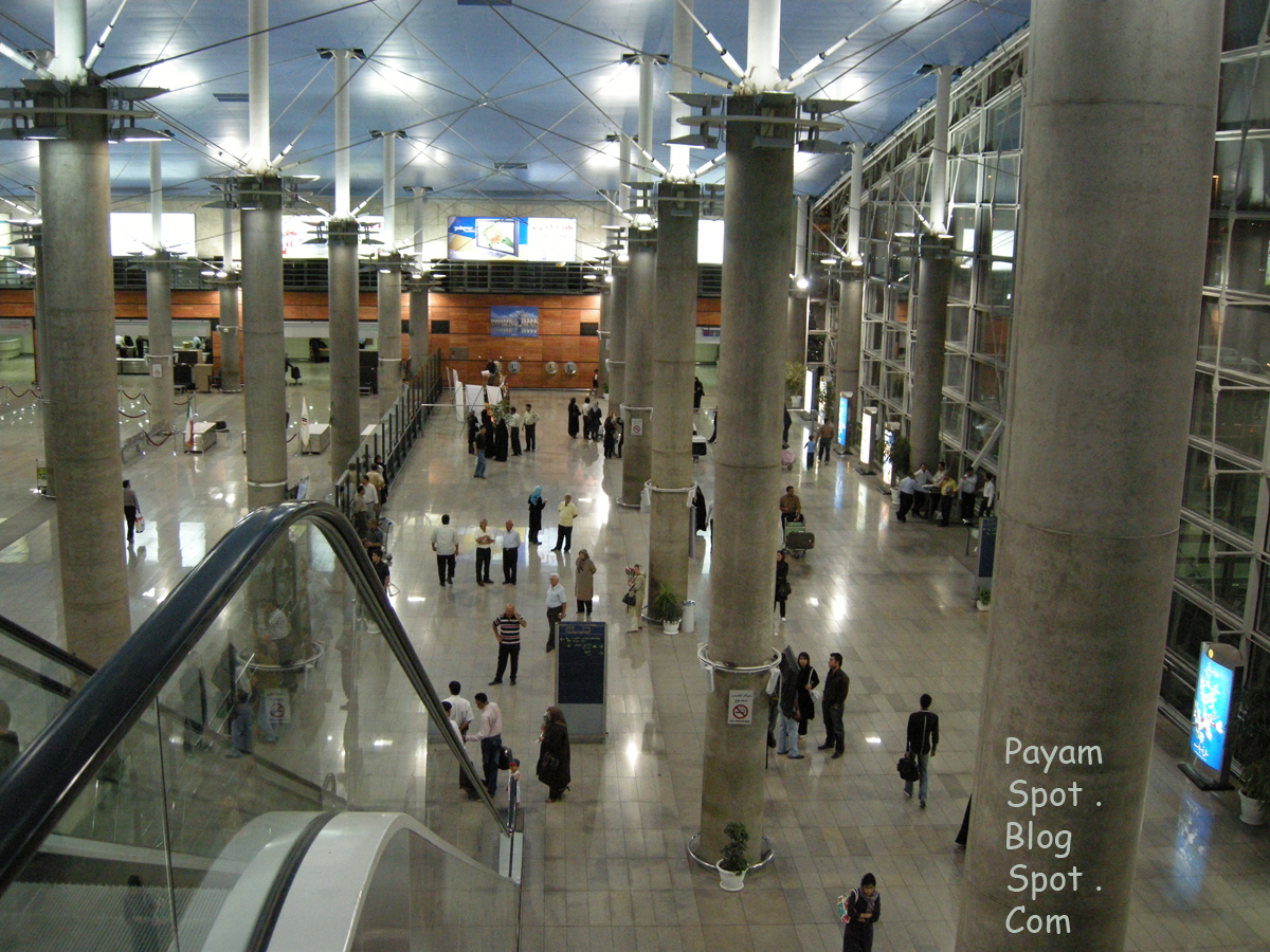 IKA Imam Khomeini International Airport Tehran Iran - Blue Image