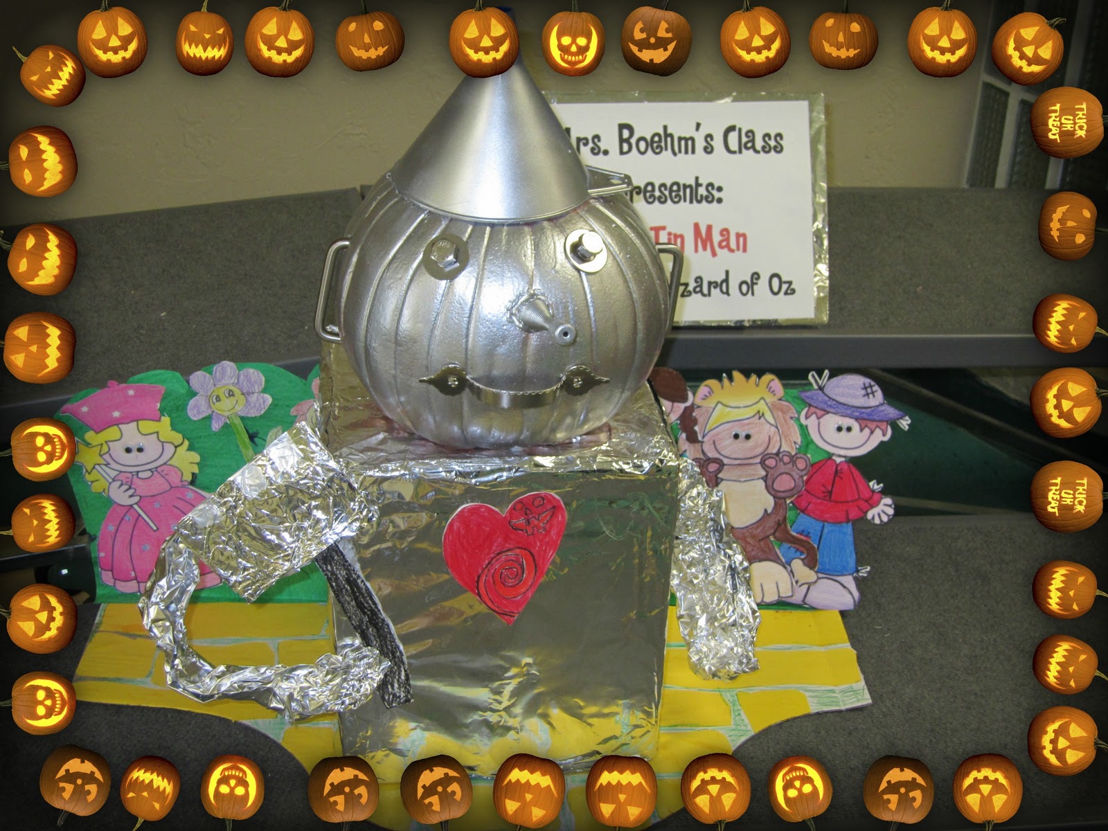 Pumpkins With Character - Sunny Days in Second Grade