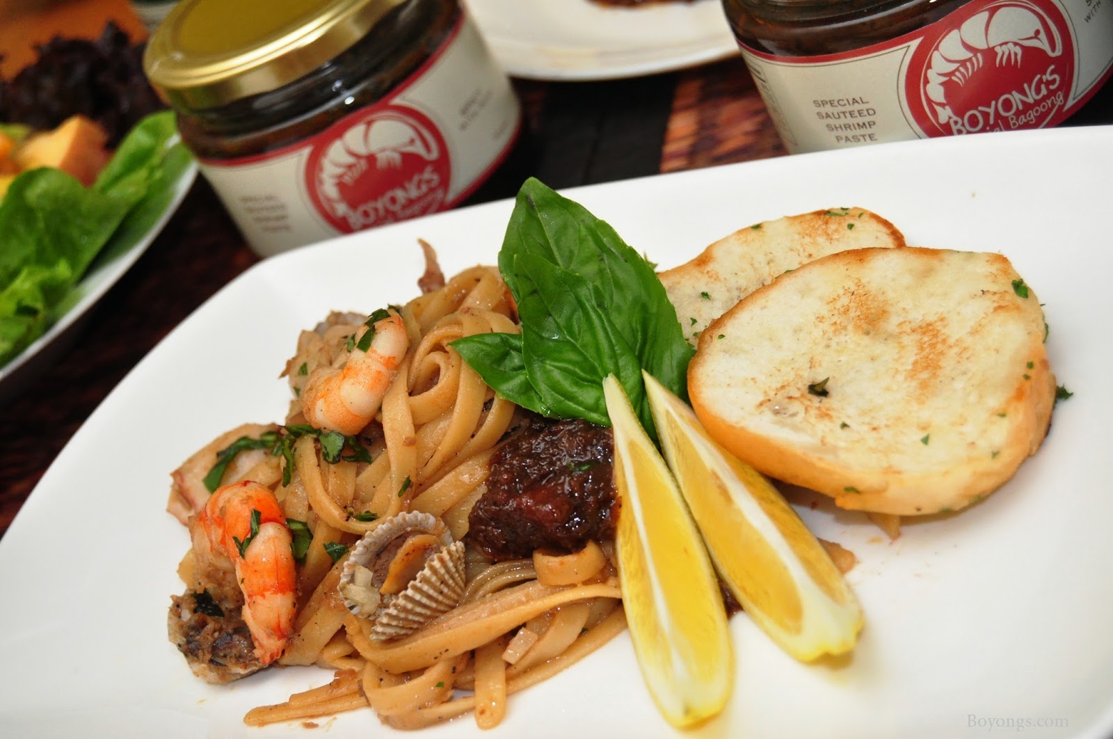 Seafood Bagoong Pasta | Boyong's Gourmet Bagoong