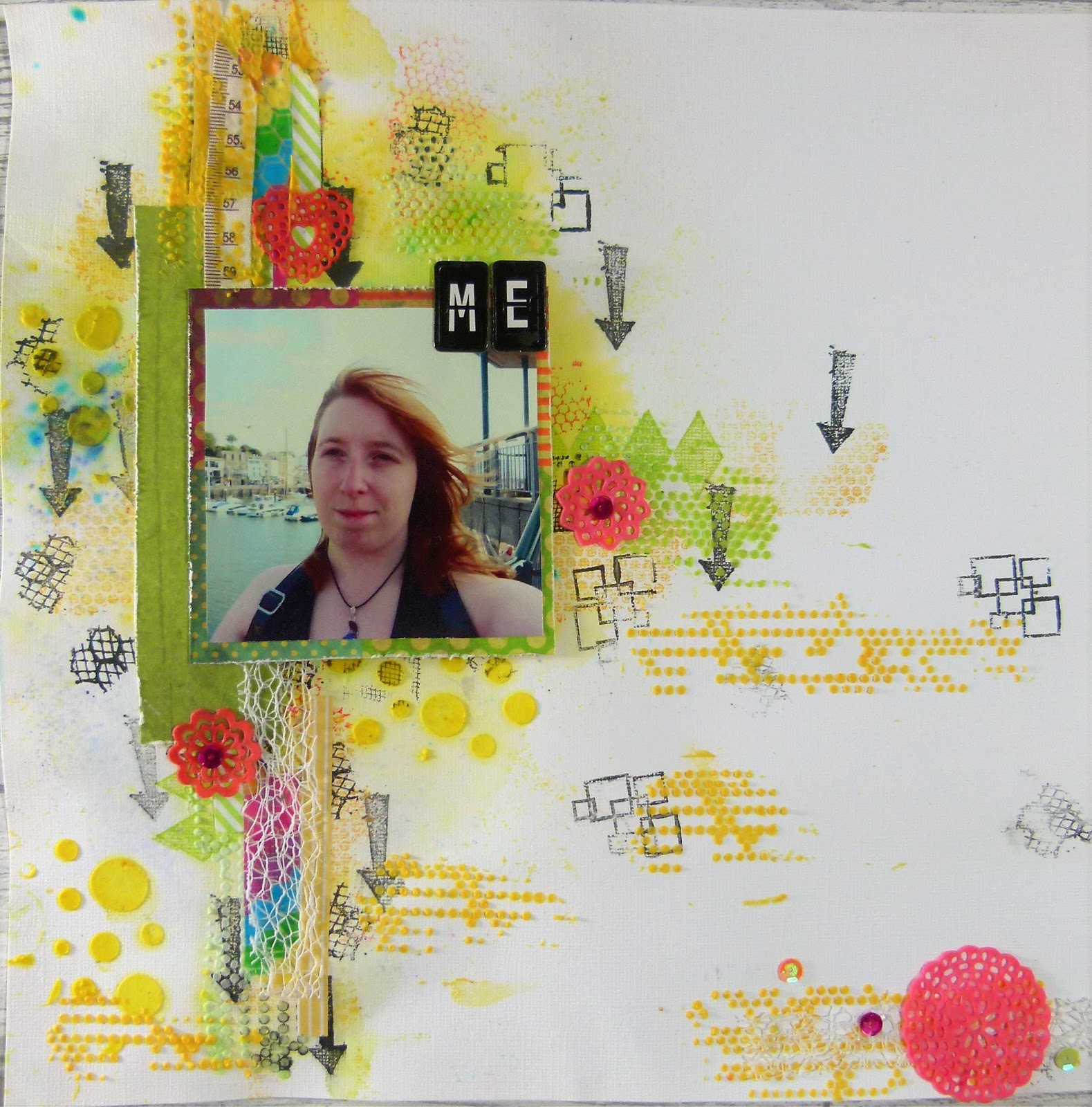 Blank Page Muse: How To Create Bright and Fun Scrapbook Pages