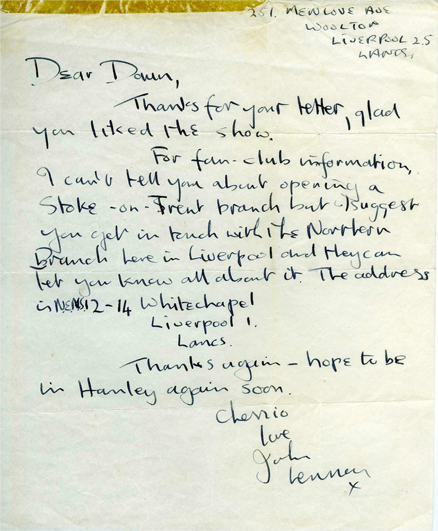 Meet the Beatles for Real: John's letter