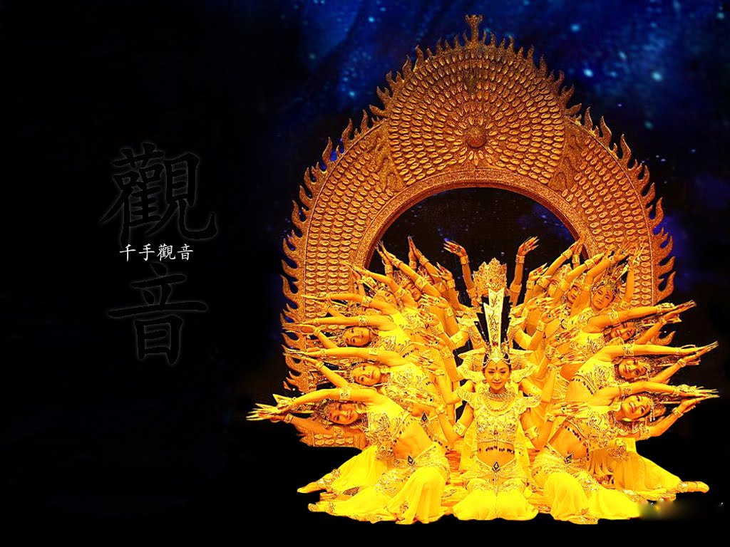 alegría y color: DANZA DE LAS MIL MANOS BODHISATTVA