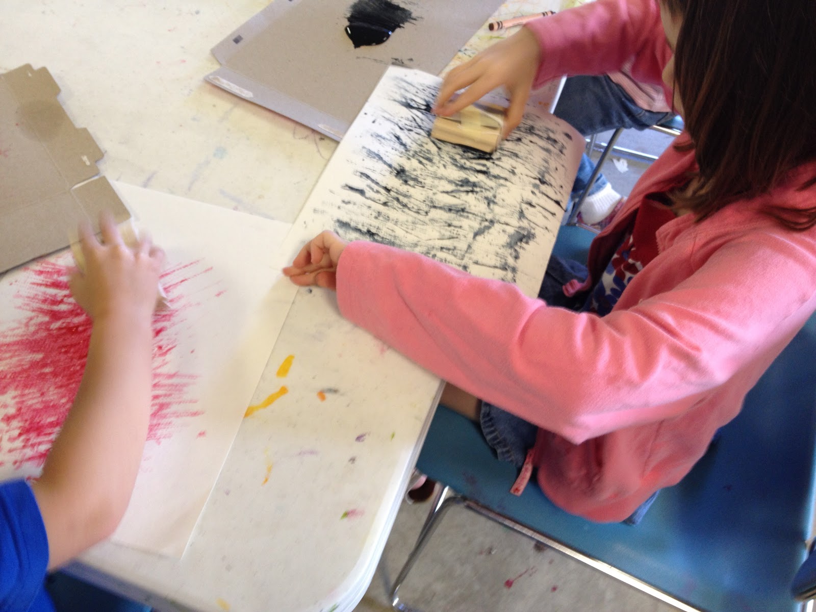 Art With Aubrey: Study of Line -Stamping