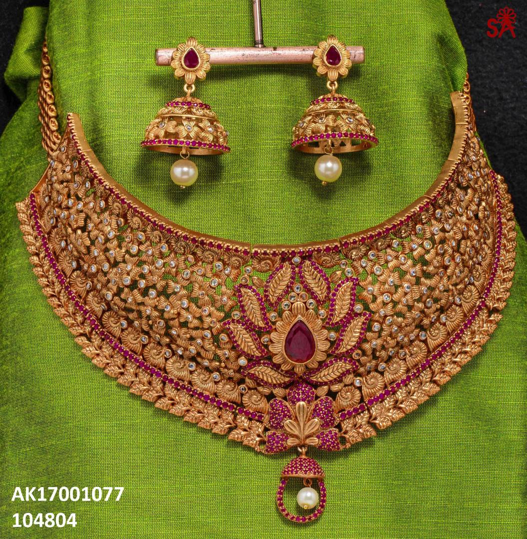 Bridal Neck Sets | Buy Online 1 gram jewelelry at reasonable prices