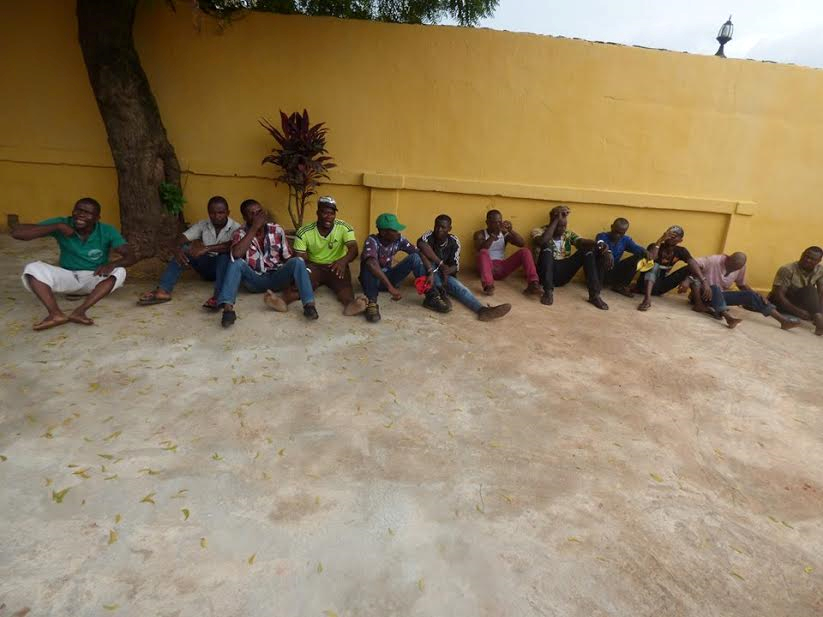 Photos: Joint Task Force arrest hoodlums extorting money from hawkers ...