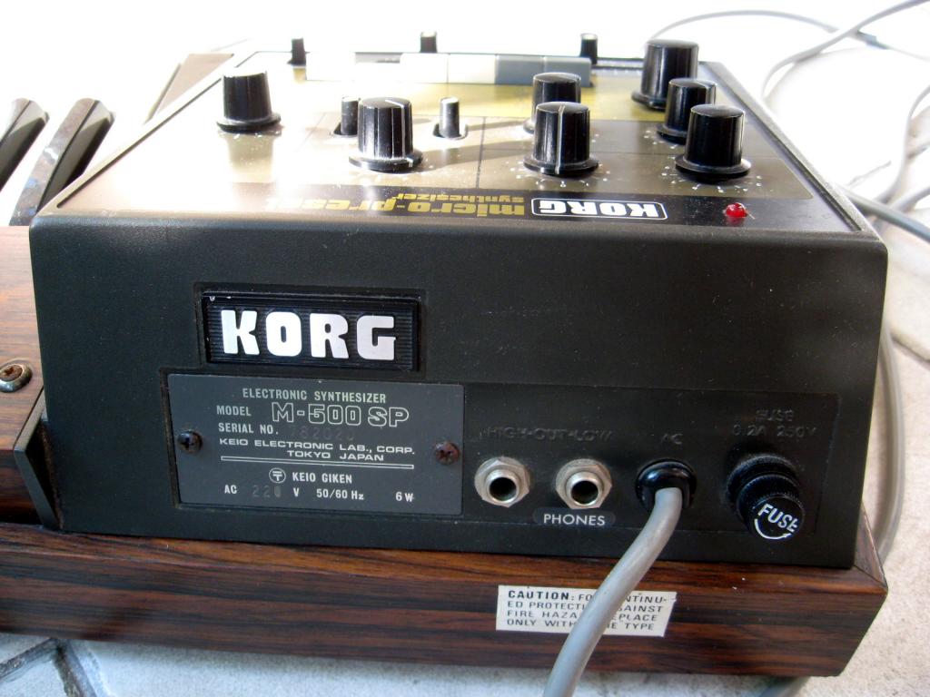 Infrequent Sound [sex.tex] technology: Korg M500 Micro-Preset Synthesizer