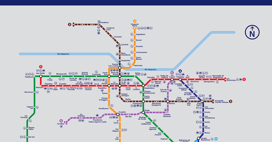TECNOYMOVIL.COM: plano red metro santiago de chile